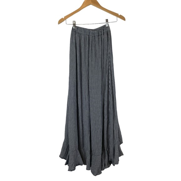 American Eagle Outfitters | Skirts | American Eagle Navy Blue Gingham ...